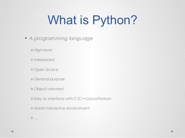 Python Introduction