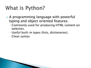 Pythonintro | PDF