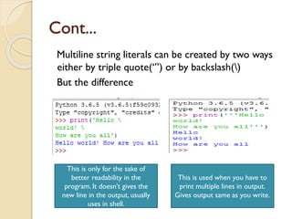 Python-01| Fundamentals | PPT