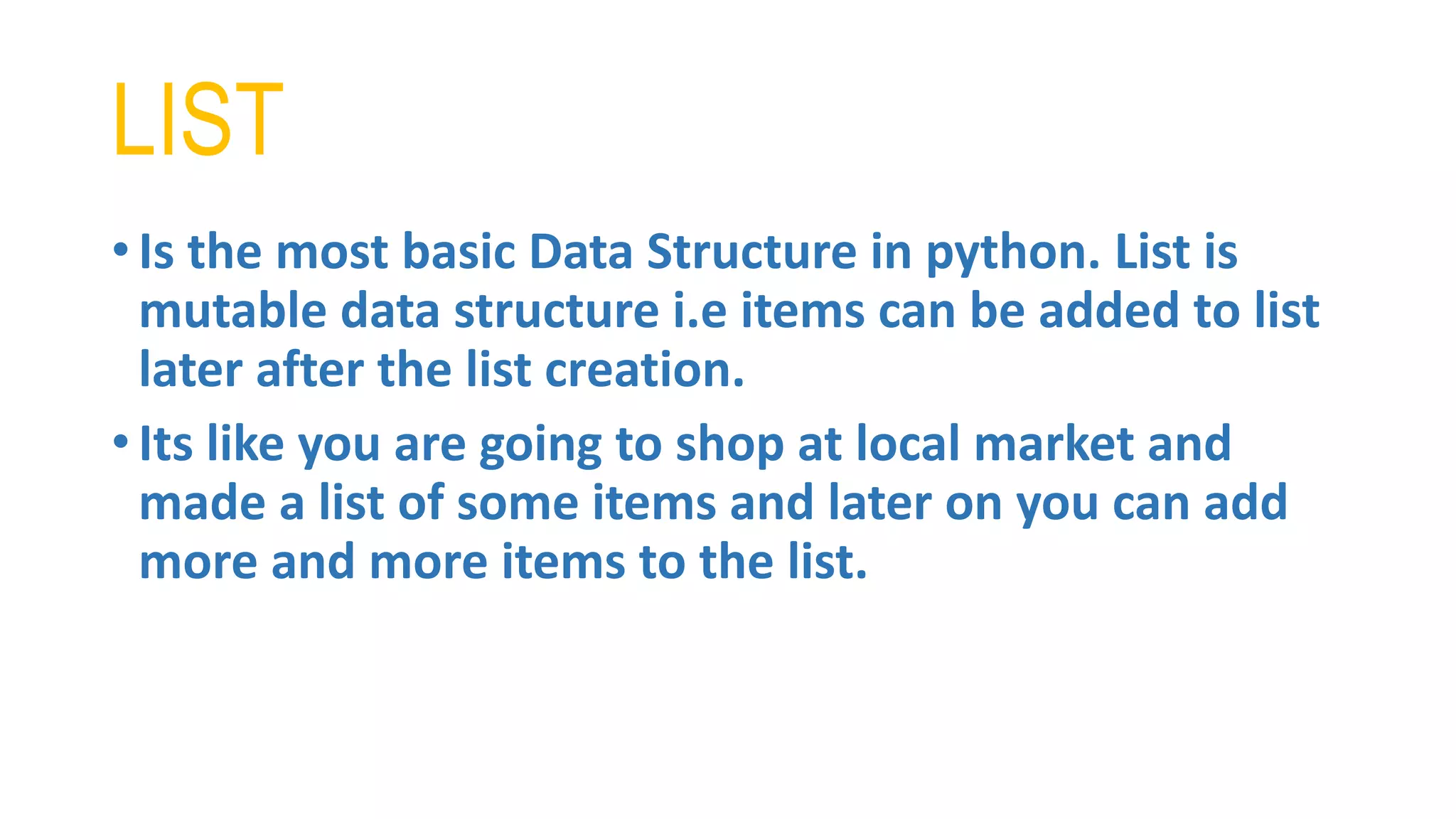 Python intro | PPT