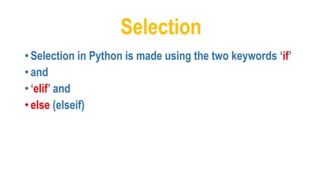 Python intro | PPT