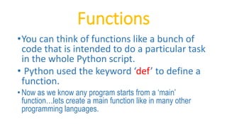 Python intro | PPT