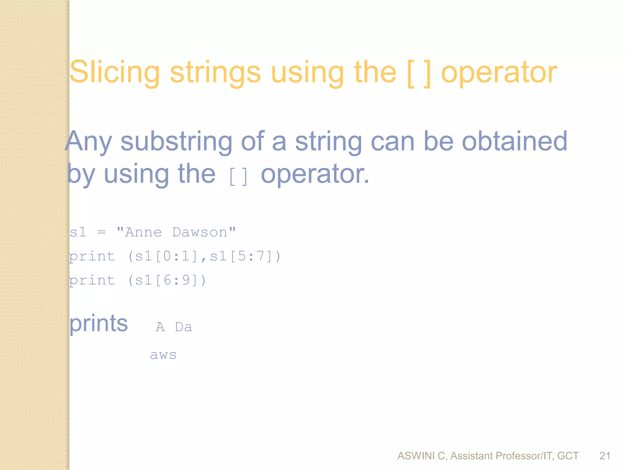 Introduction to Python | PPT