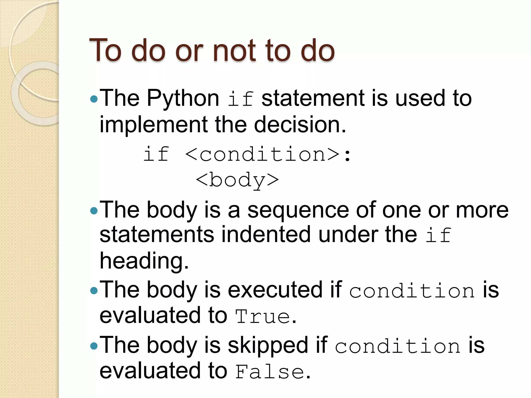Introduction to Python | PPT