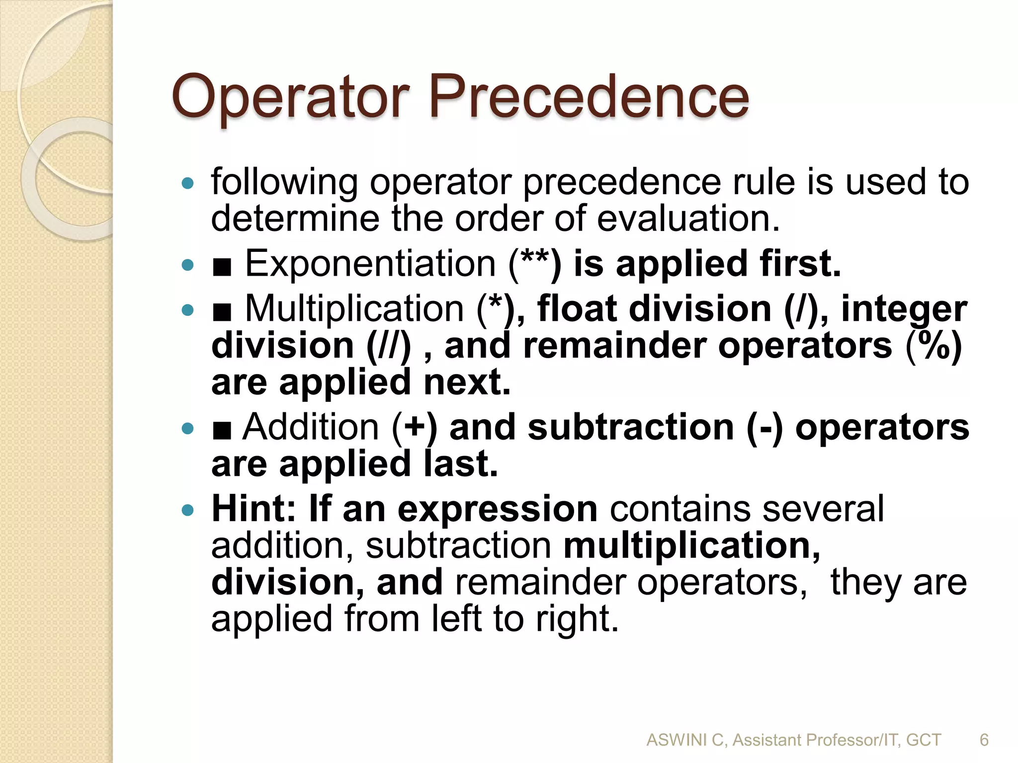 Introduction to Python | PPT