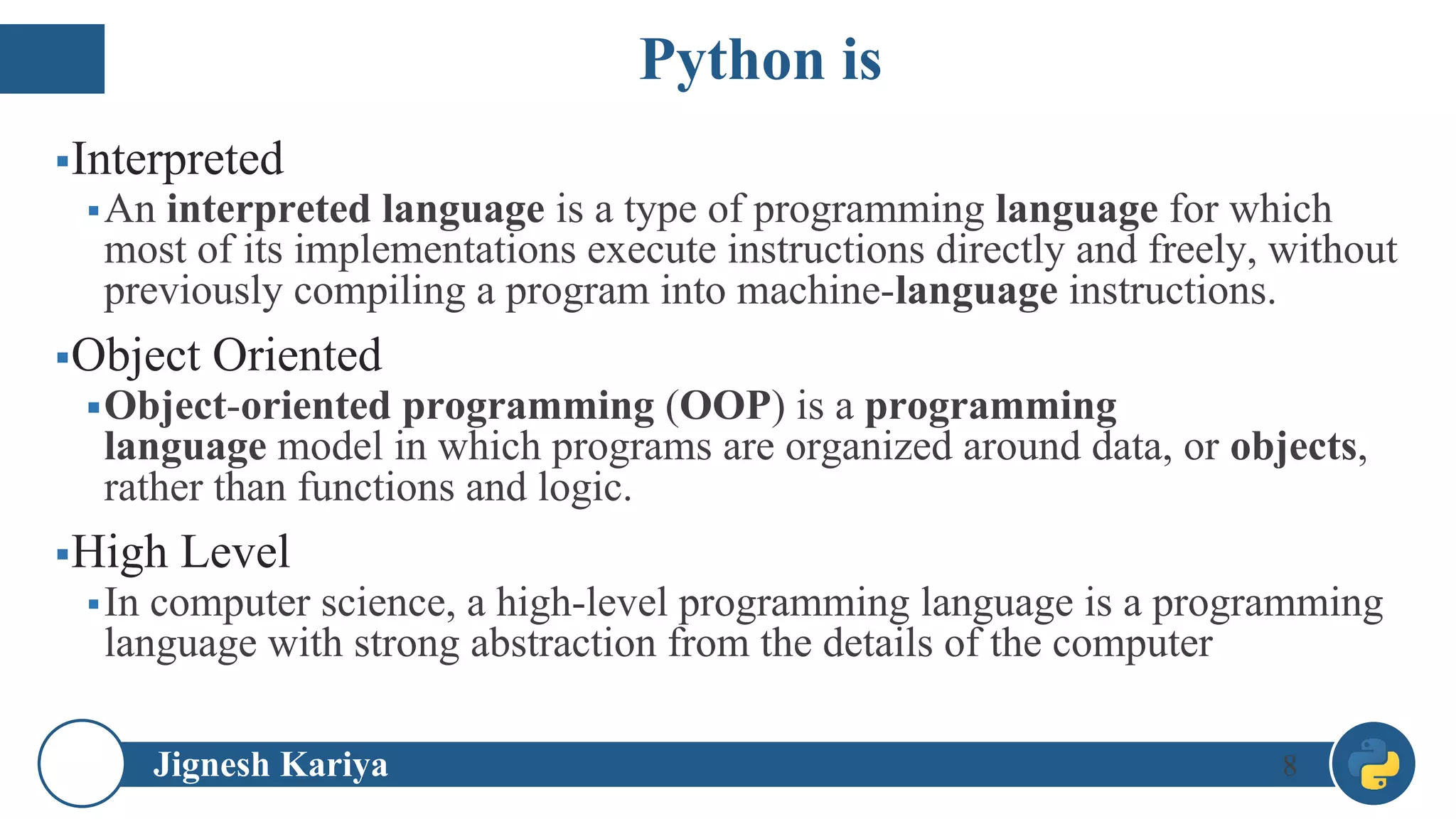 Python introduction | PDF