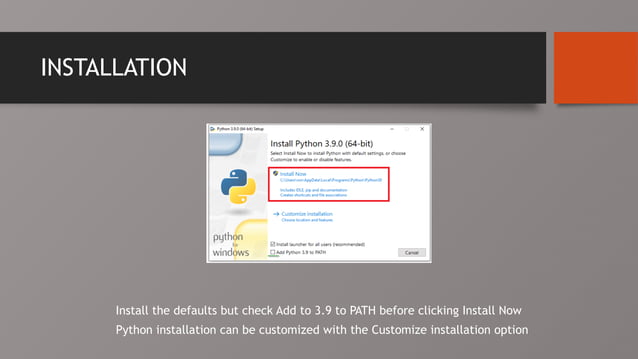 Python programming language - general intorduction | PPT