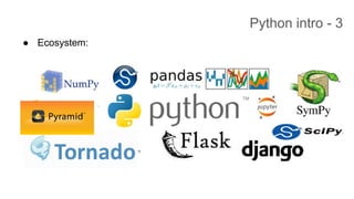 Python introduction | PPT