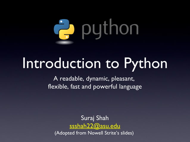 Python intro and competitive programming | PPT