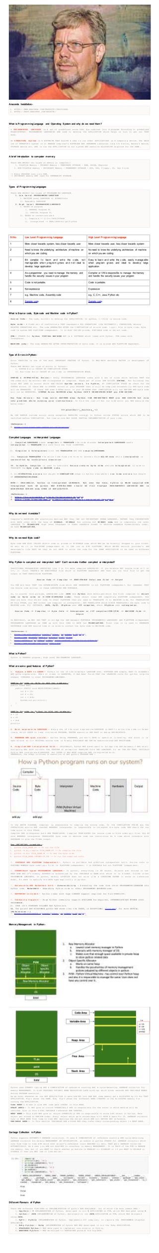 Python introduction | PDF