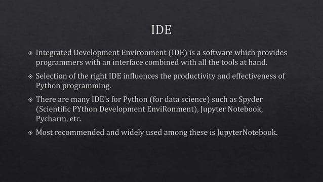 Python introduction | PPTX