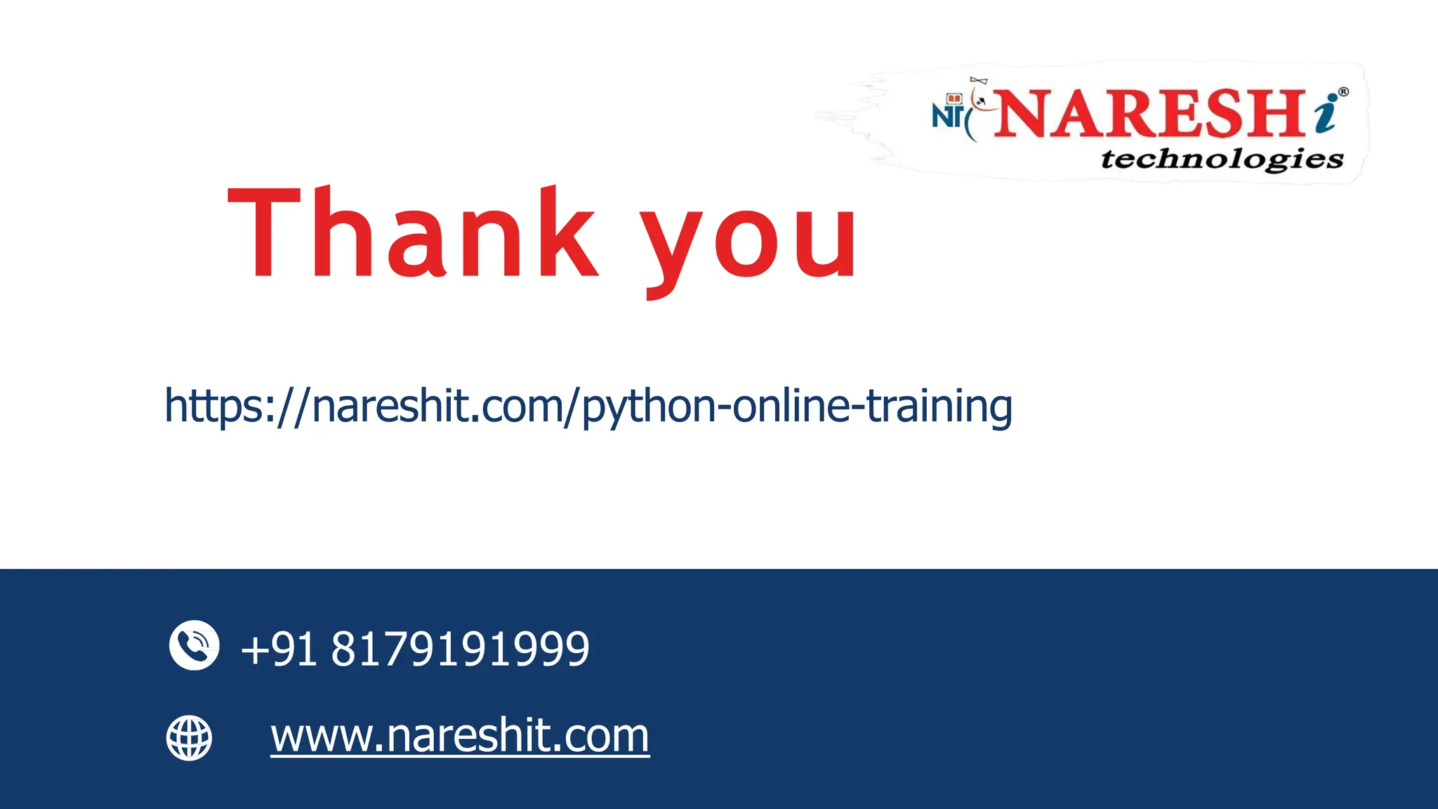 Python Introduction - Naresh i Technologies | PPTX