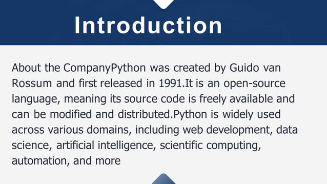 Python Introduction - Naresh i Technologies | PPTX