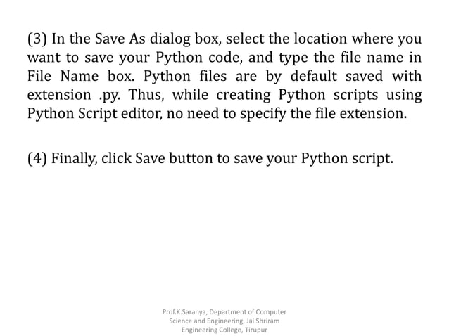 Python Programming Introduction and Python running IDE | PPT Python Programming Introduction and Python running IDE | PPT