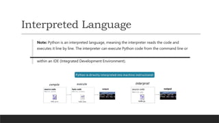Python Programming Language Introduction | PPTX