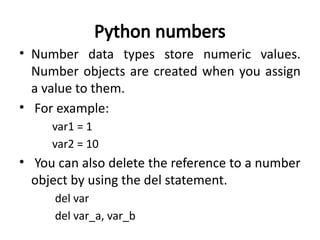 Comprehensive Introduction to Python Programming Language and Basics | PPTX