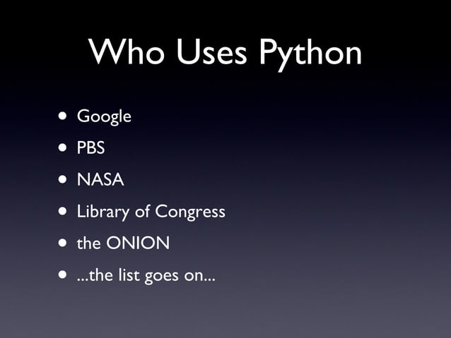 Introduction to Python | PPT | Programming Languages | Computing