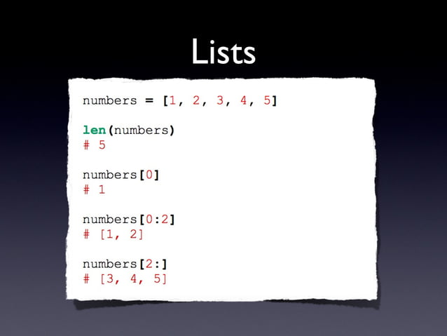 Introduction to Python | PPT