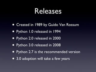 Introduction to Python | PPT