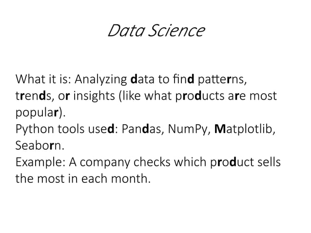 Introduction to Python — great for beginners or as a refresher. | PPTX