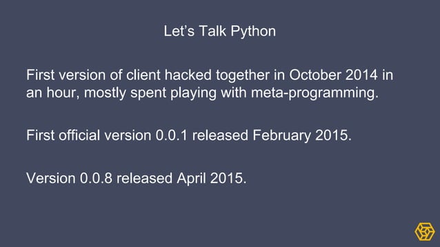 Monitoring Your Python With Prometheus Python Ireland April 2015