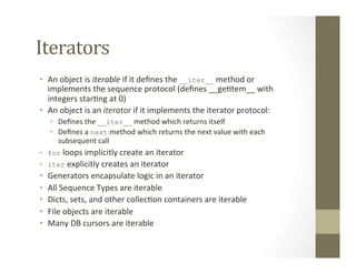 Python iteration | PDF