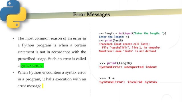 Python Programming | JNTUK | UNIT 1 | Lecture 5 | PPT