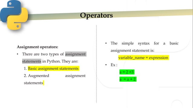 Python Programming | JNTUK | UNIT 1 | Lecture 5 | PPT