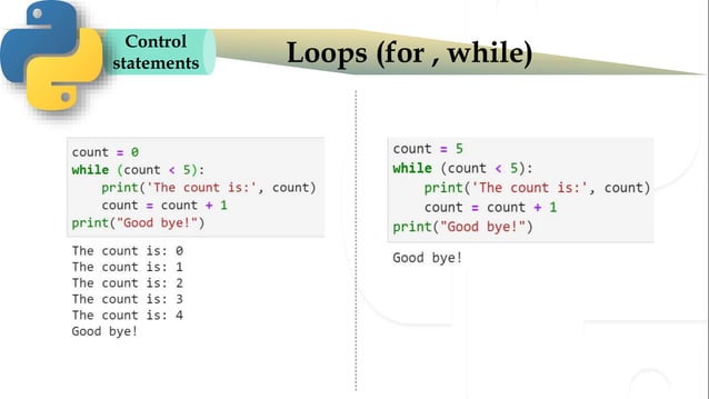 Python Programming Jntuk Unit 2 Lecture 6 And 7 Conditional And Control Statements Ppt