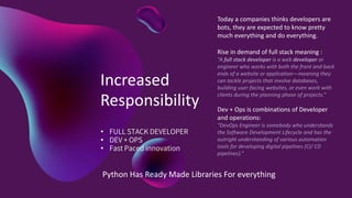 Python Usefulness | PPT