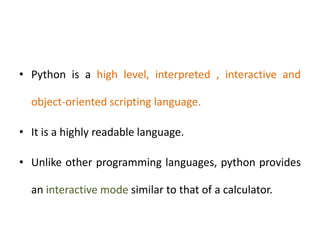 Python lab basics | PPT