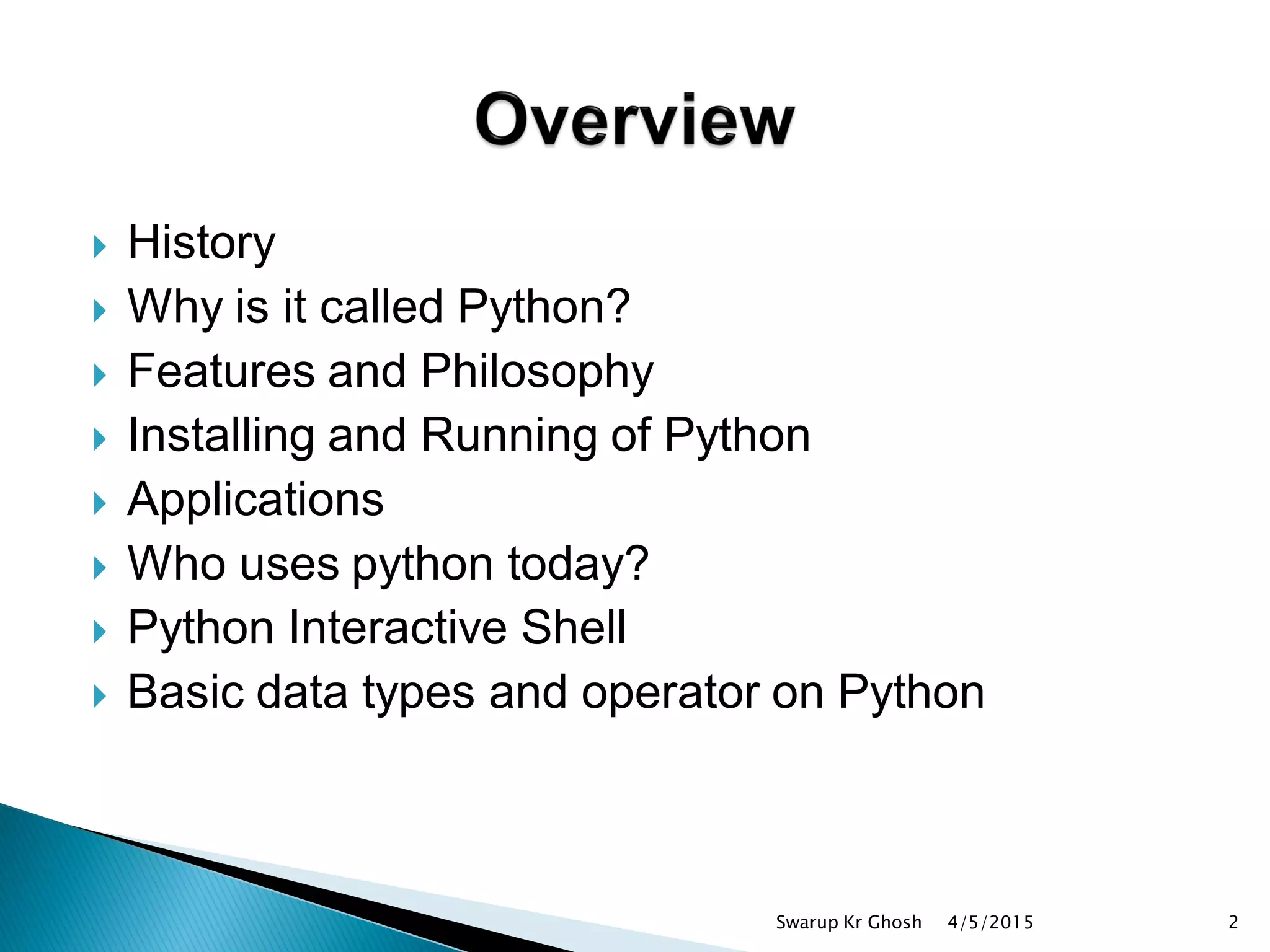 Python lec1 | PDF | Programming Languages | Computing