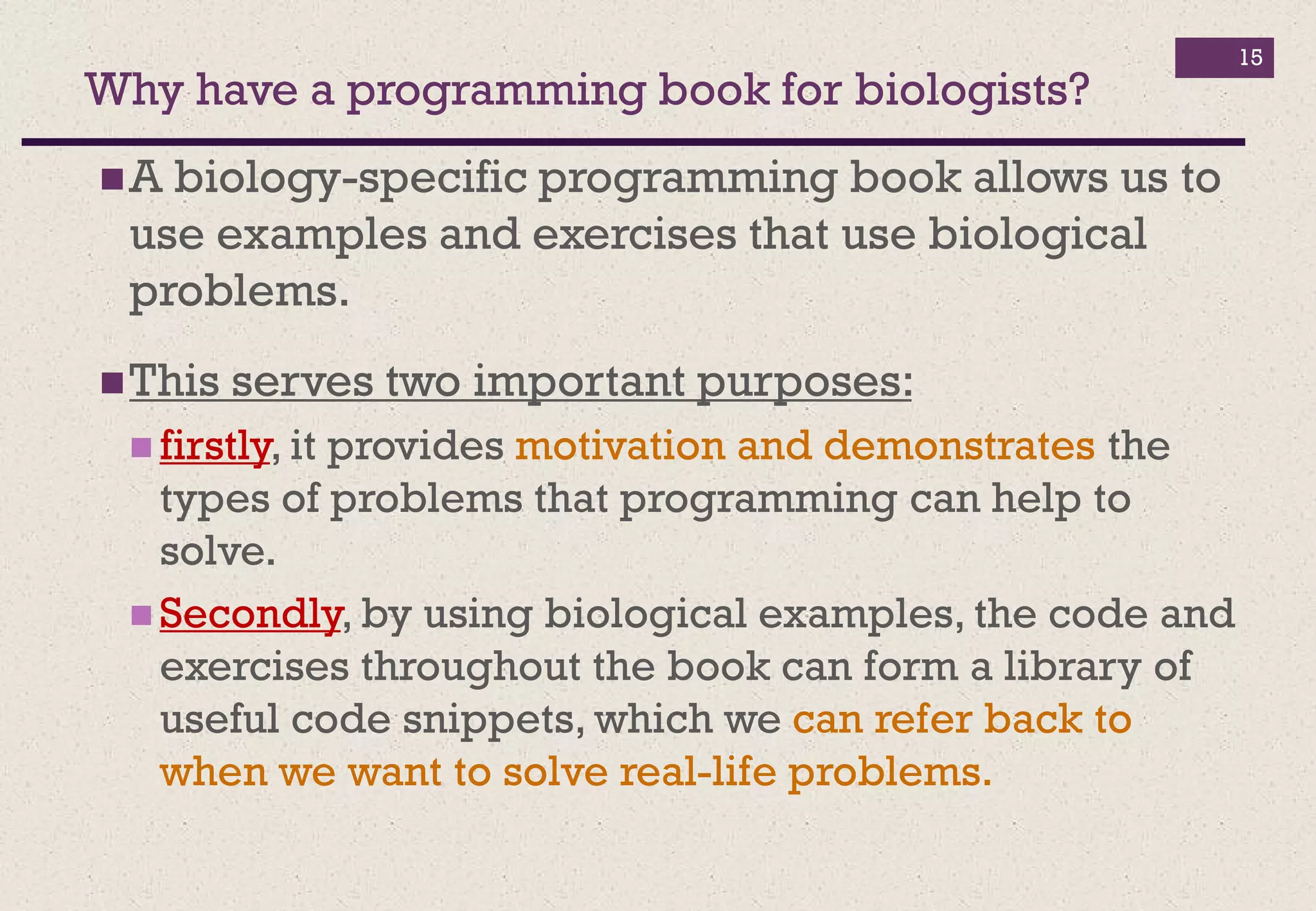 Python lec 1002_for_biologists | PDF