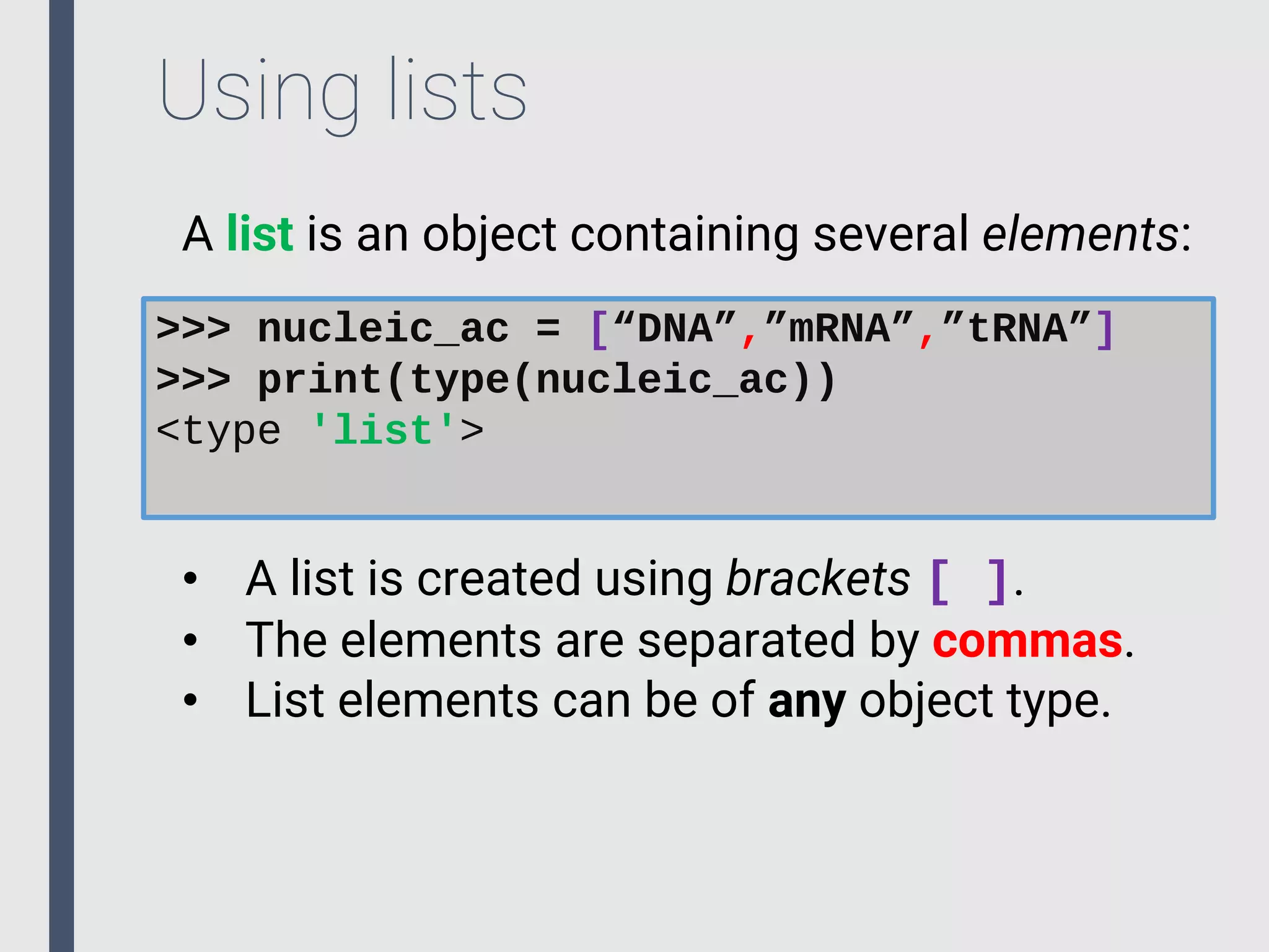 Introduction to Python for Bioinformatics | PDF
