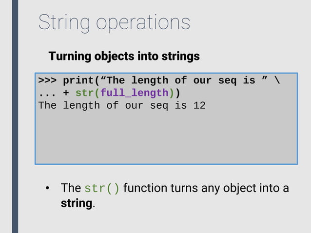 Introduction to Python for Bioinformatics | PDF