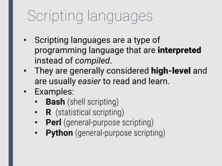 Introduction to Python for Bioinformatics | PPT