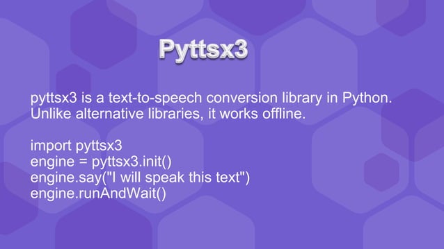 Python Libraries and Modules | PPTX