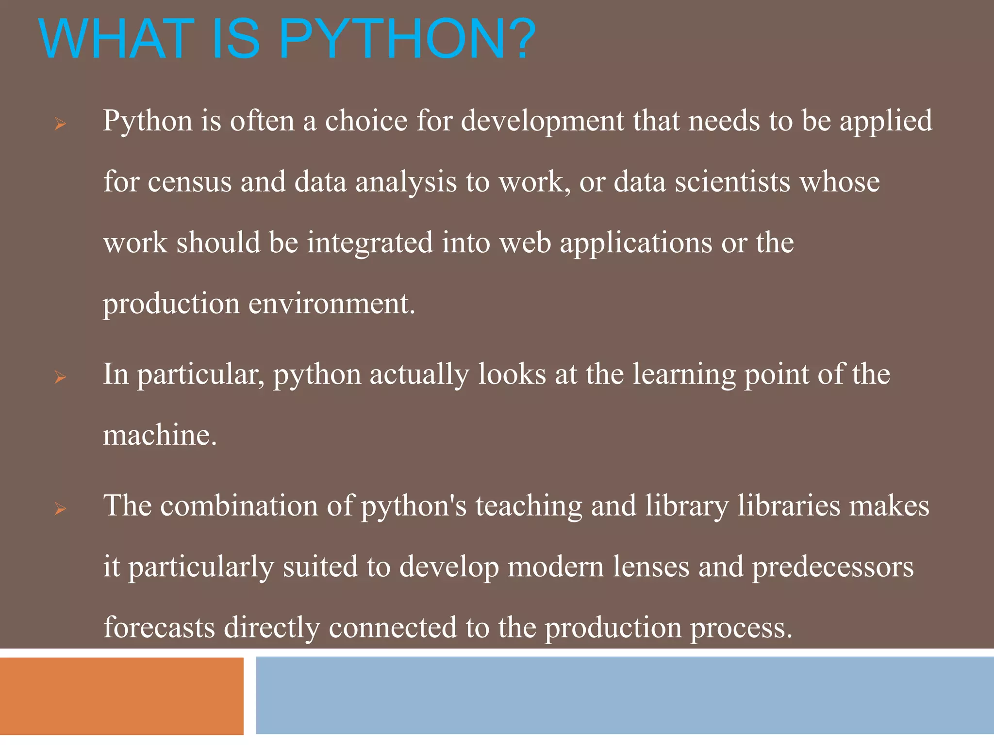 Python libraries for data science | PPT Python libraries for data science | PPT