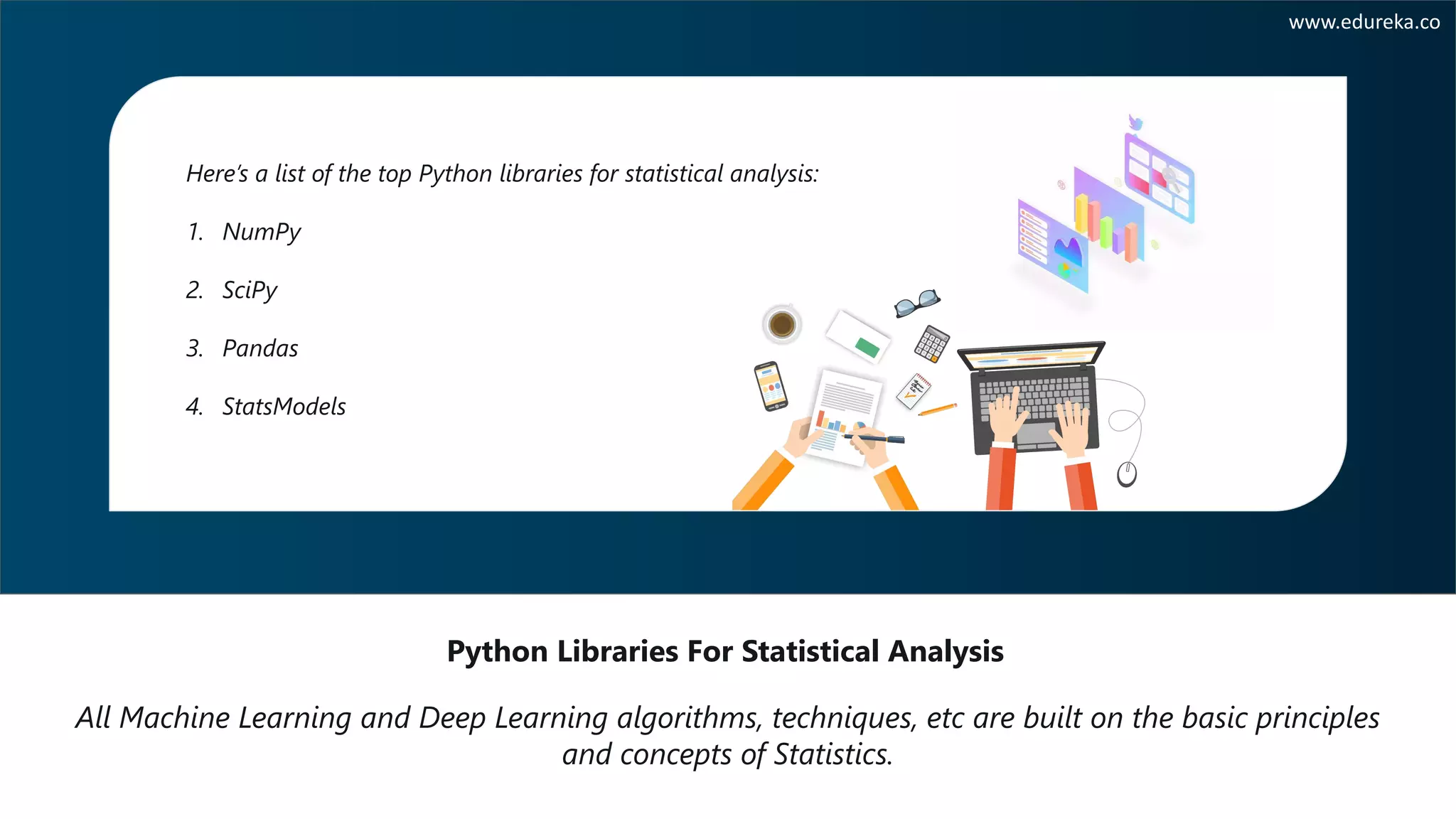 Best Python Libraries For Data Science & Machine Learning | Edureka | PDF