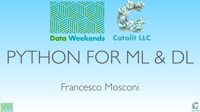 Python libraries for Machine Learning and Deep Learning | PDF
