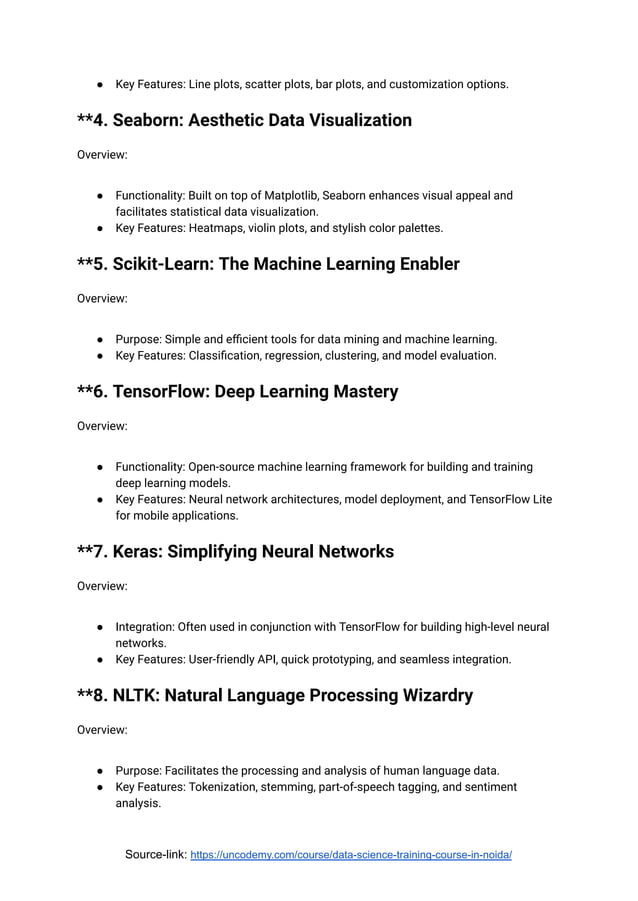 Python Libraries Unveiled Empowering Data Science Explorations Uncodemypdf