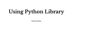 Python library | PPTX
