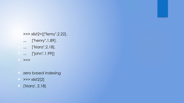 pythonlist_arrays_and some practice problems | PPT | Free Download