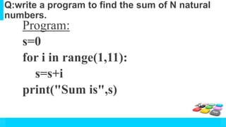 Loops in Python | PPTX