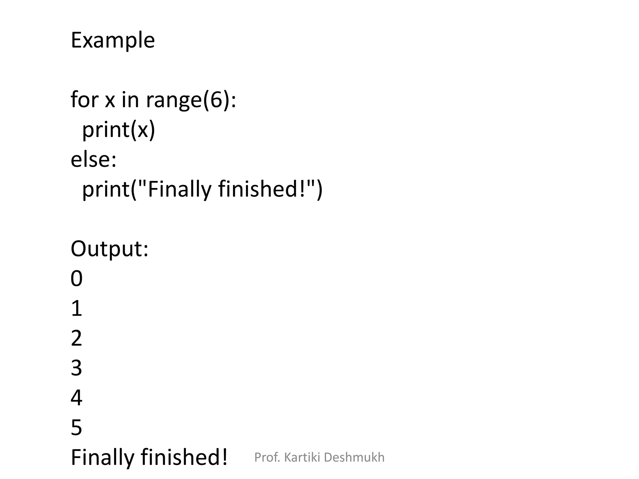 Python For And While Loops With Basic Examples | Pptx