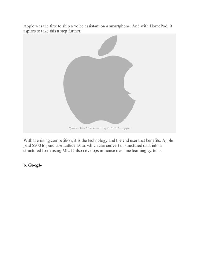Python Machine Learning Tutorial | PDF