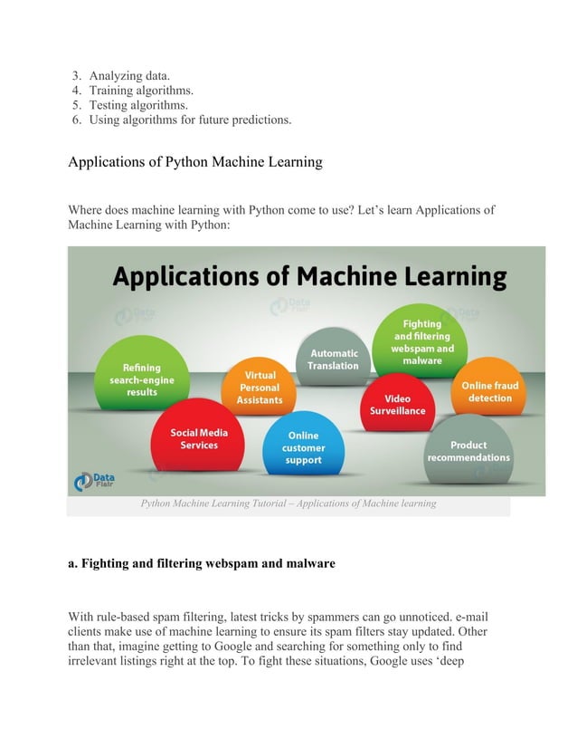 Python Machine Learning Tutorial Pdf