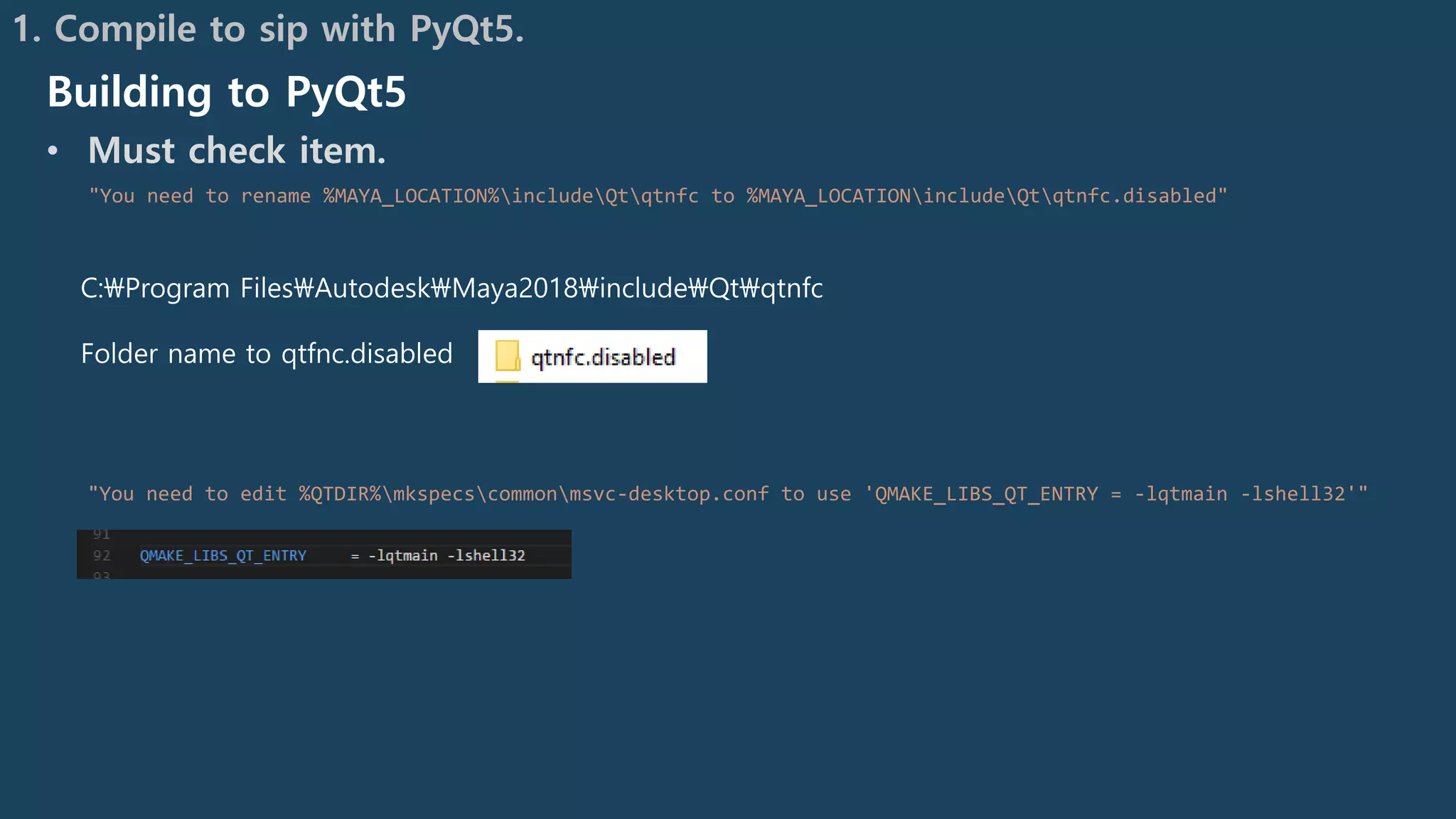 Python maya 2018 setup note | PPT