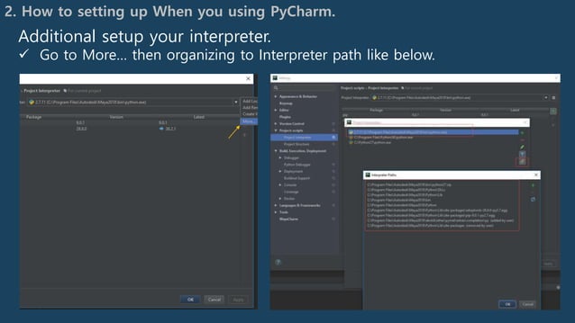 Python maya 2018 setup note | PPT