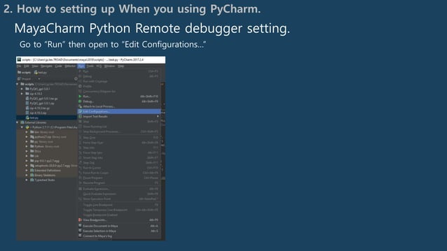 Python maya 2018 setup note | PPT